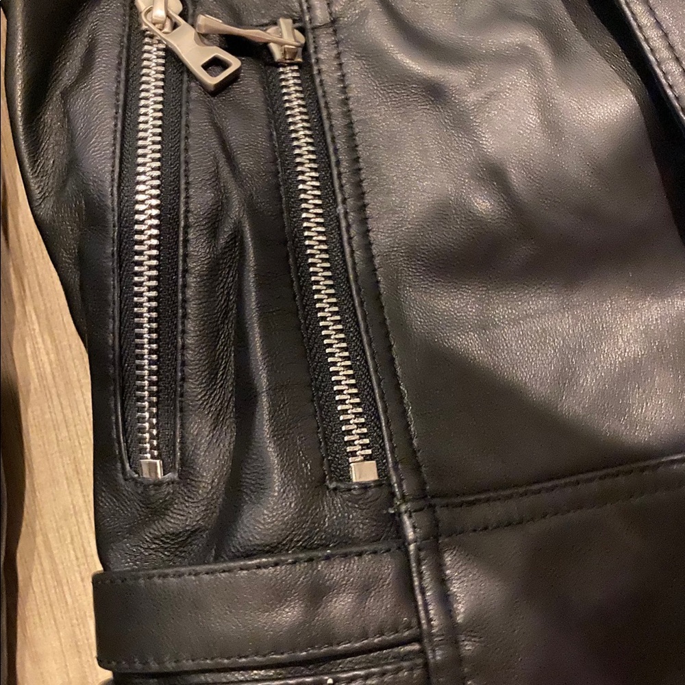 Fx Leather Jacket - Gem